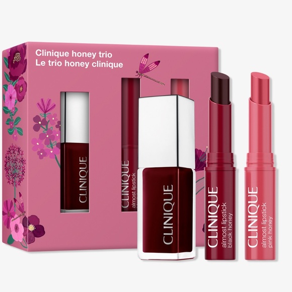 Clinique | Makeup | Clinique New Limited Edition Honey Lip Trio Makeup ...